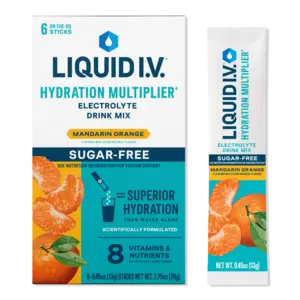LIQUID I.V. Hydration Multiplier Electrolyte Drink Mix Sugar-free Mandarin Orange - One-color