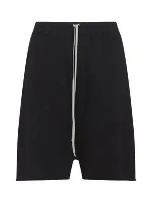 Rick Owens Drawstring Pods Bermuda Shorts - Black