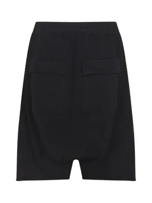 Rick Owens Drawstring Pods Bermuda Shorts - Black