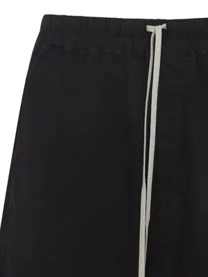 Rick Owens Drawstring Pods Bermuda Shorts - Black