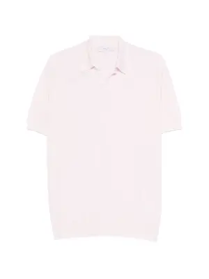 Boglioli Cotton Polo Shirt - Pink