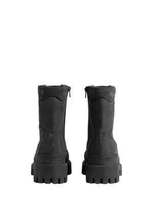 Balenciaga Combat Strike Boots - Black