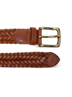 Dragon Diffusion Braided Leather Belt