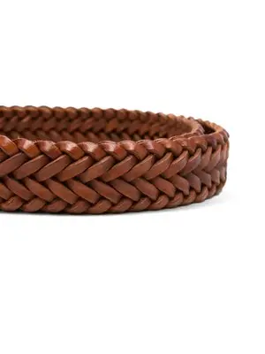 Dragon Diffusion Braided Leather Belt