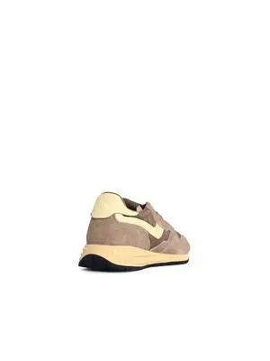 AUTRY Reelwind Low Suede Blend Sneakers - Brown