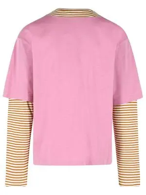 Marni Linen And Cotton Double Layer T Shirt