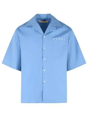 Marni Cotton Shirt - Light Blue