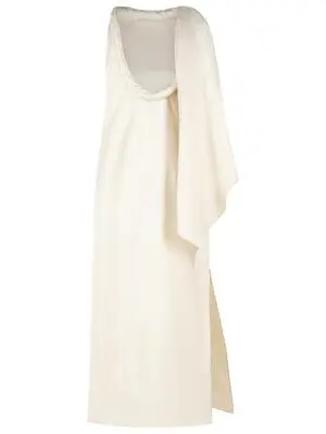 Loulou De Saison Susan Silk Dress - Ivory