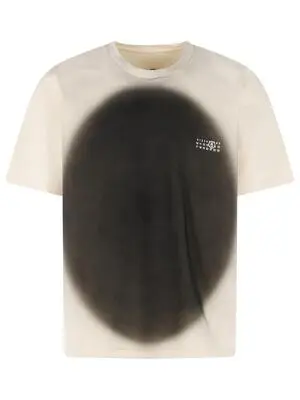 MAISON MARGIELA Cotton T-shirt With Contrast Burn Detail