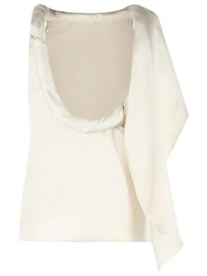 Loulou De Saison Wilma Silk Top - Ivory
