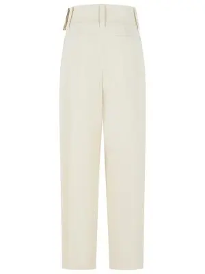 Sportmax Stretch Viscose Wide Leg Trousers