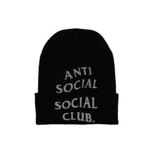 ANTI SOCIAL SOCIAL CLUB Embroidered Beanie - Black