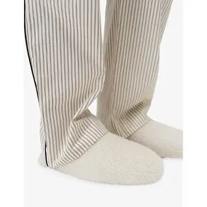 TEKLA Cushioned Shearling Slippers