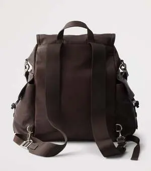 Prada Leather Explore Backpack - Brown
