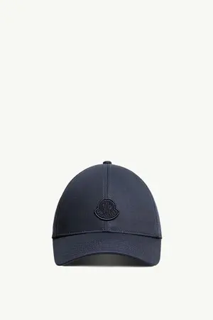 Moncler Gabardine Baseball Cap - Blue
