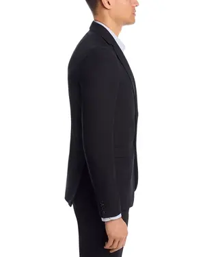 BOSS Suit Jacket Textured Reymond Extra Slim Fit Performance Wool - Black