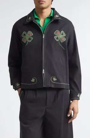 Bode Straight Hem Jackets For Men