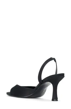 Staud Brigitte Slingback Slide Sandal - Black