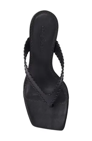 Cinq À Sept Frankie Thong Slide Sandal - Black