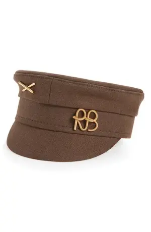 Ruslan Baginskiy Logo Embellished Newsboy Cap