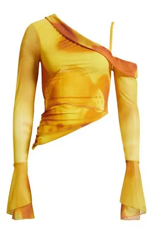 FENERS Susurro Print Off-the-shoulder Top - Soleil