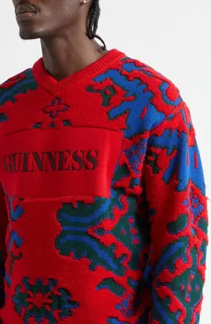 JW Anderson X Guinness Carpet Jacquard Wool Sweater