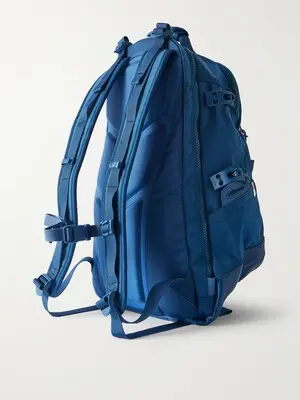 Visvim 20l Leather-trimmed Cordura® Backpack - Blue