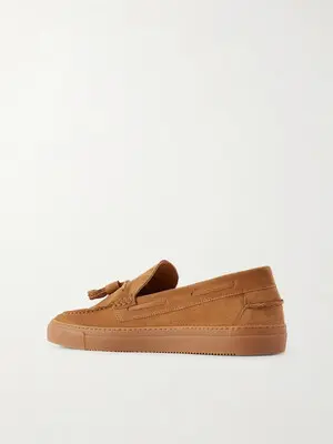 Mr P. Tasselled Suede Boat Shoes