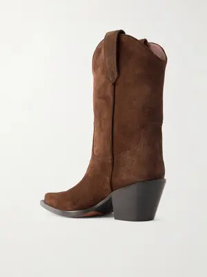 Paris Texas Dakota 60 Suede Ankle Boots - Brown