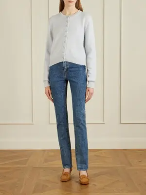 Khaite Daria High-rise Slim-leg Jeans