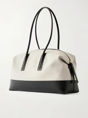 DEMELLIER The Stockholm Leather-trimmed Tote Bag