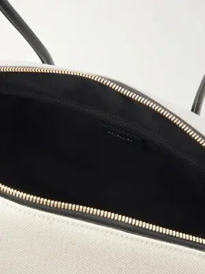 DEMELLIER The Stockholm Leather-trimmed Tote Bag