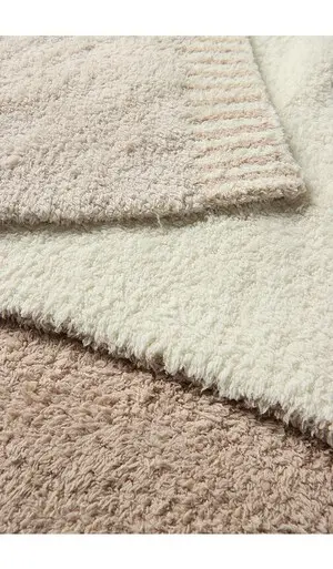Barefoot Dreams Cozychic Cova Center Stripe Throw