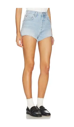 AGOLDE Ridley High Rise Denim Shorts - Comeback