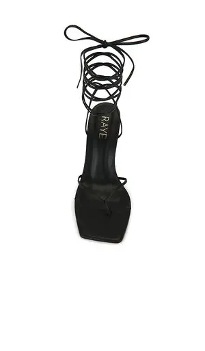 Raye Tova Stiletto High Heel Sandals - Black