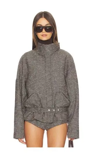 ENTIRE STUDIOS Contrast Aviator Jacket