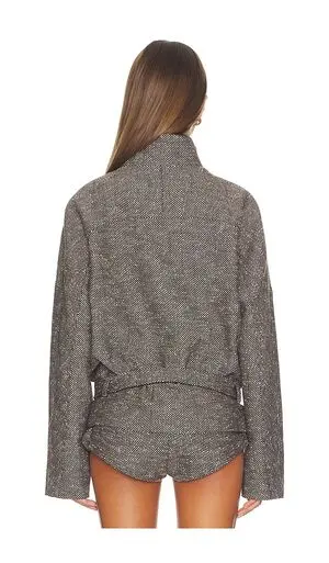 ENTIRE STUDIOS Contrast Aviator Jacket