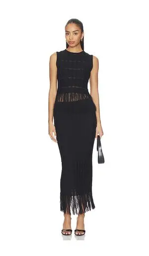 KARINA GRIMALDI Aria Fringe Knit Set