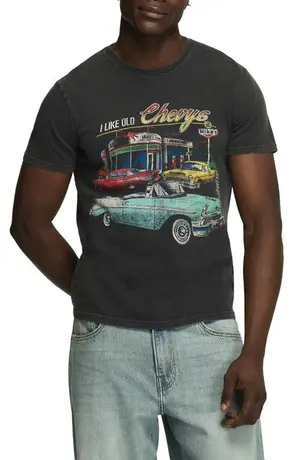 Lucky Brand Chevrolet Cotton Graphic T-shirt