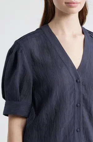 Rag & Bone Taylor Short Sleeve Woven Shirt - Sal