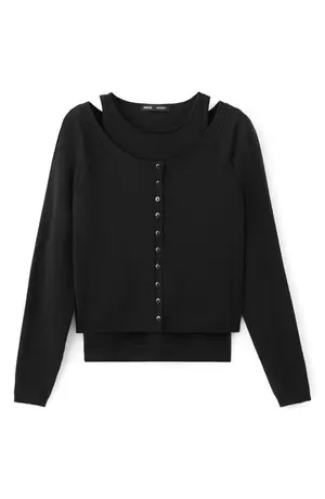 Mango Combined Cardigan