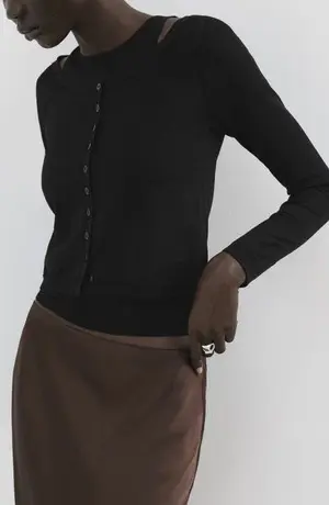 Mango Combined Cardigan