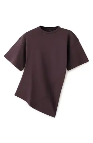 Mango Asymmetric Fitted Cotton T-shirt