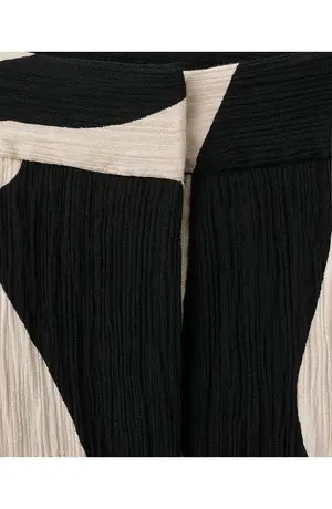 Mango Printed Straight Leg Trousers