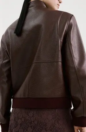 Mango Faux Leather Jacket
