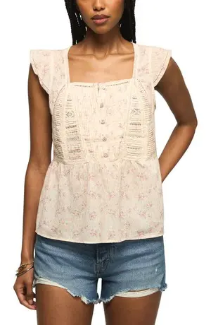 Lucky Brand Square Neck Blouses