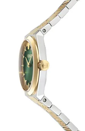 Versace V-auria Two-tone Bracelet Watch - Two Tone