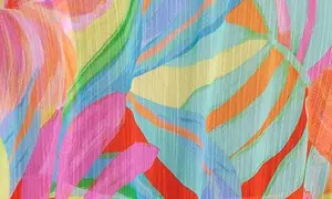 BLEU BY ROD BEATTIE Semisheer Cover-up Caftan - Blue Multi