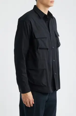 SNOW PEAK Takibi Herringbone Shirt Jacket