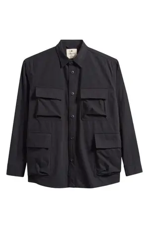 SNOW PEAK Takibi Herringbone Shirt Jacket